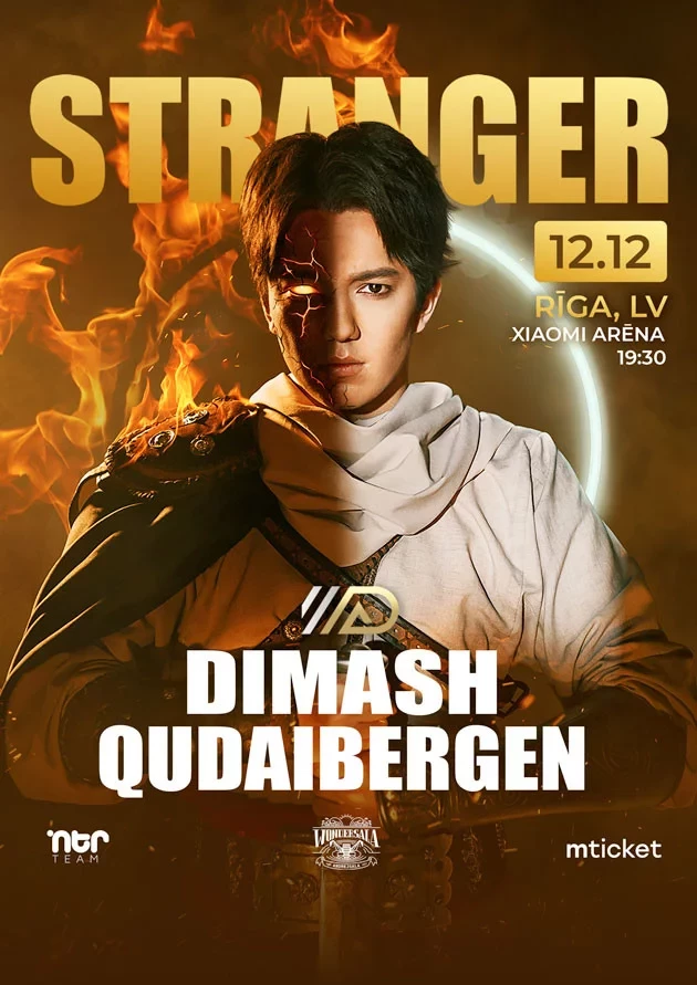 Dimash Qudaibergen "Stranger" in Riga ᐉ Concert ticket Buy on 12 ...