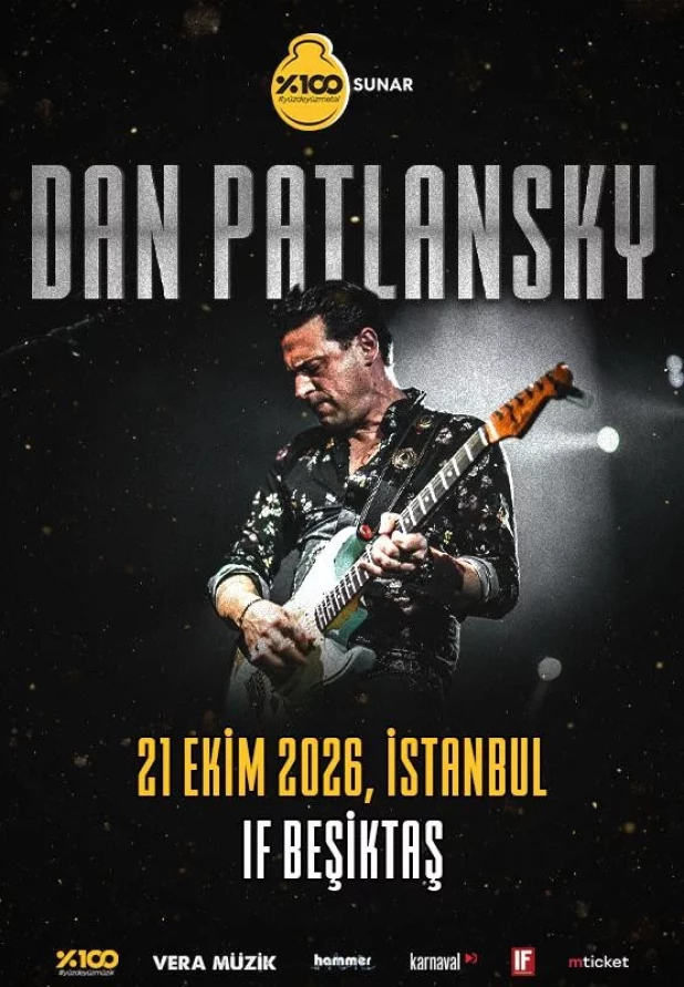 %100 Metal Sunar: Dan Patlansky İstanbul'da ᐉ Konser bileti satın almak ...